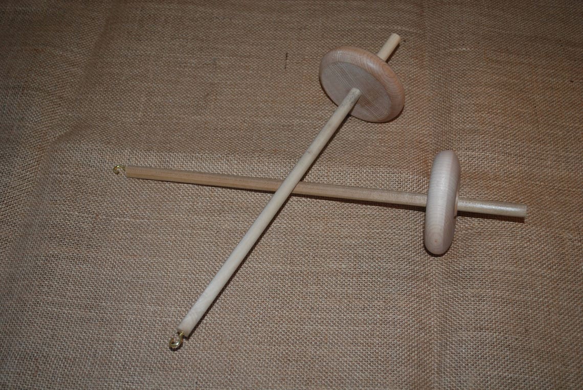 Drop Spindle complete Deluxe Kit drop spindle undyed top | Etsy