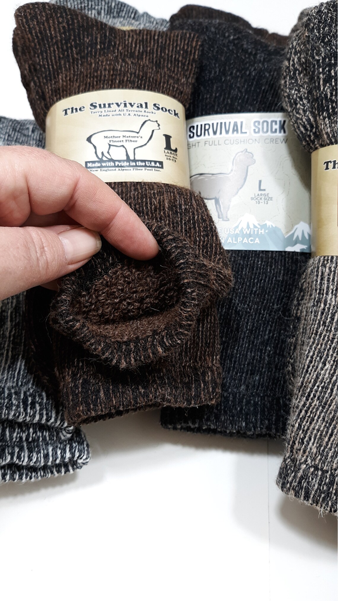 Alpaca survival sock. winter alpaca sock alpaca sock | Etsy