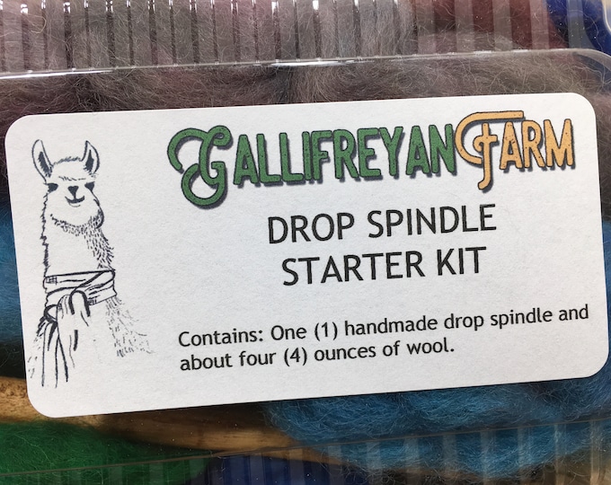 Complete Exclusive Drop Spindle Kit Hand Dyed Wool Drop - Etsy