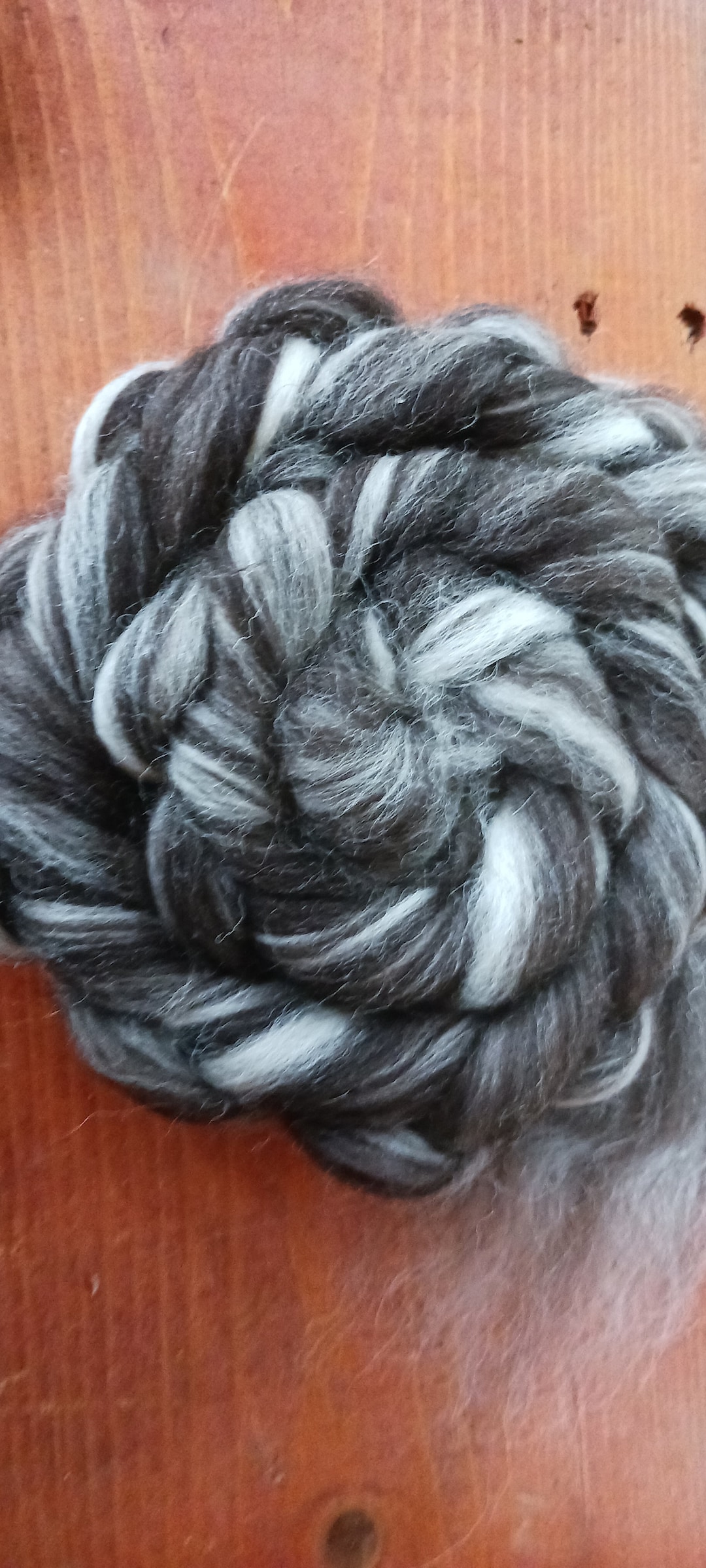 Jacob Sheep Wool Roving, Black, Grey and White Zebra Roving - Etsy