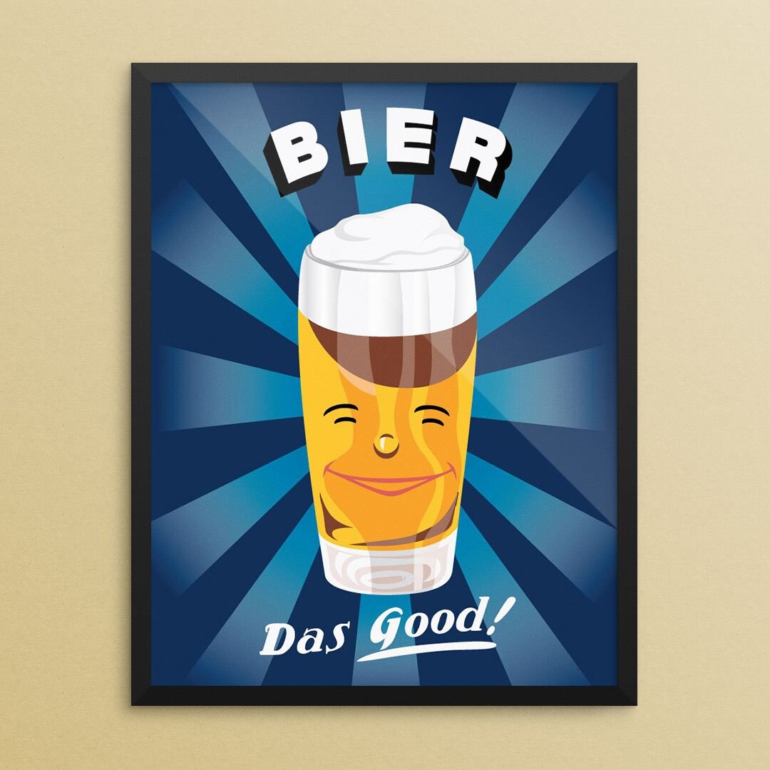 Bier Das Good Print - Etsy