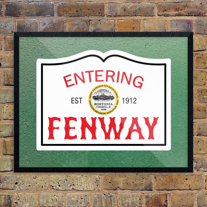 Fenway Sign - Etsy