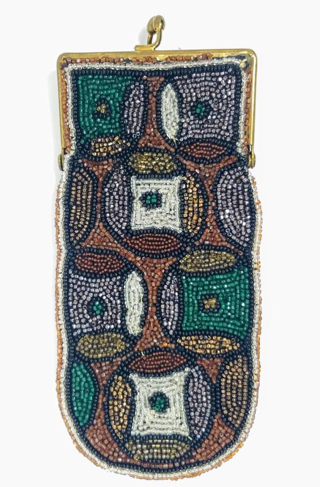 Vintage Hand Beaded Eyeglass Case - Etsy