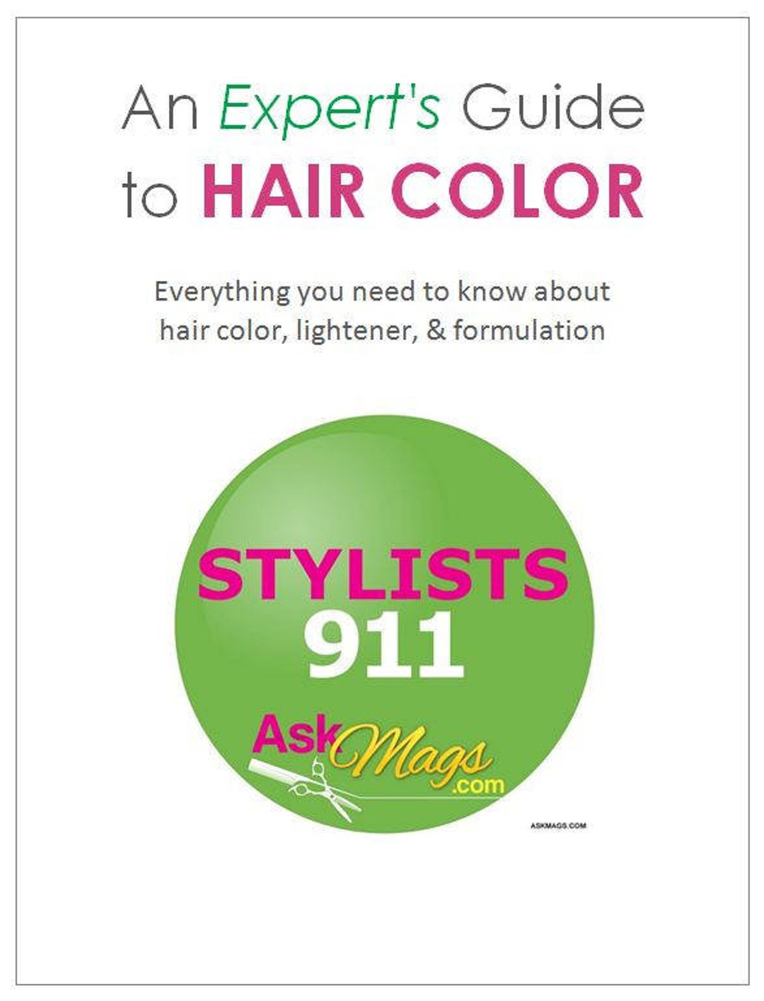 An Experts Guide to Hair Color Ebook by Mags Kavanaugh Instant Digital ...