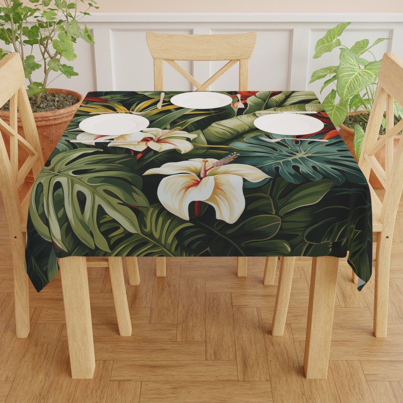 Tropical Tablecloth - Etsy