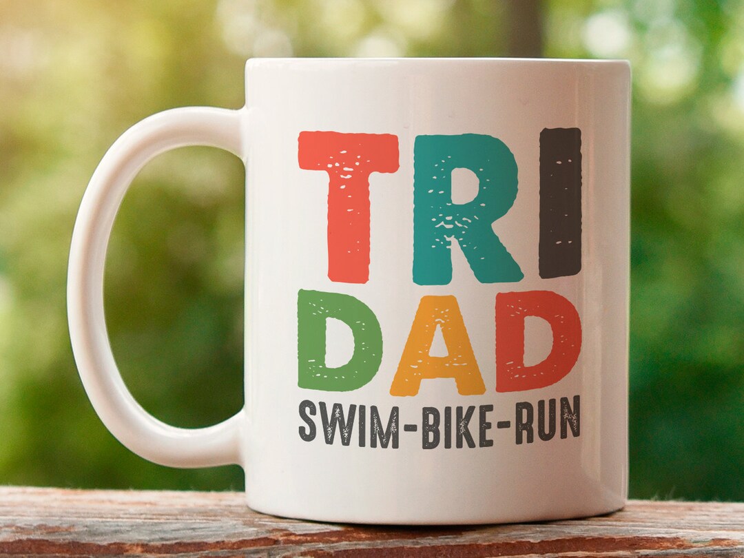 Triathlon Dad Mug Gift 'tri Dad' - Etsy
