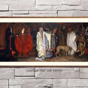 Edwin Austin Abbey: Cordelia's Farewell / King Lear, Act I, Scene I (1898) - Shakespeare ...