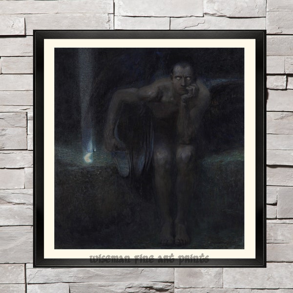 Franz Stuck Lucifer - Etsy