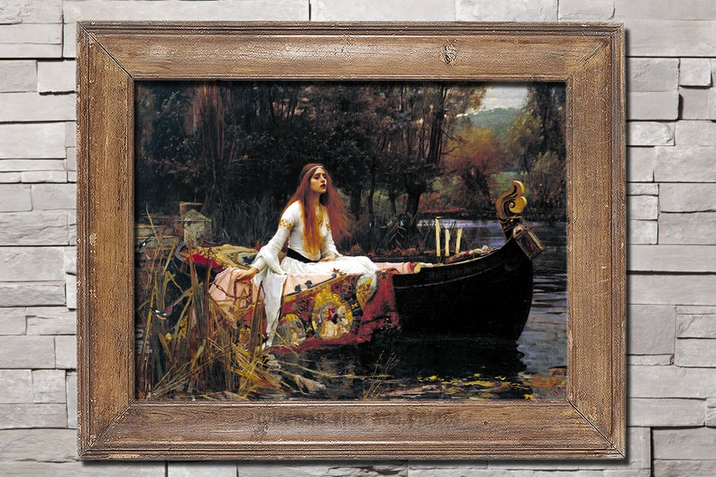 John William Waterhouse: the Lady of Shalott (1888) Pre-raphaelites ...