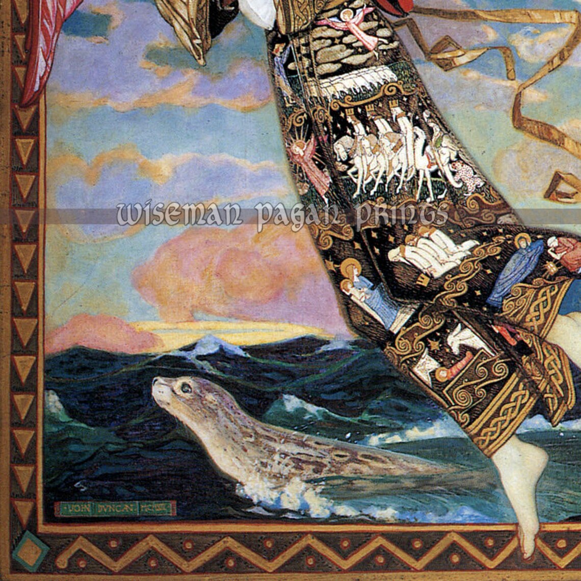 John Duncan: St. Bride brigit Brigid Pagan & Fairies - Etsy