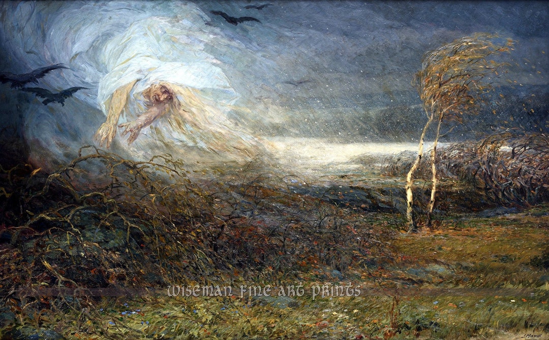Josef Mandl: Windstorm, Winter is Coming (1903-04) - Pagan & Symbolist ...