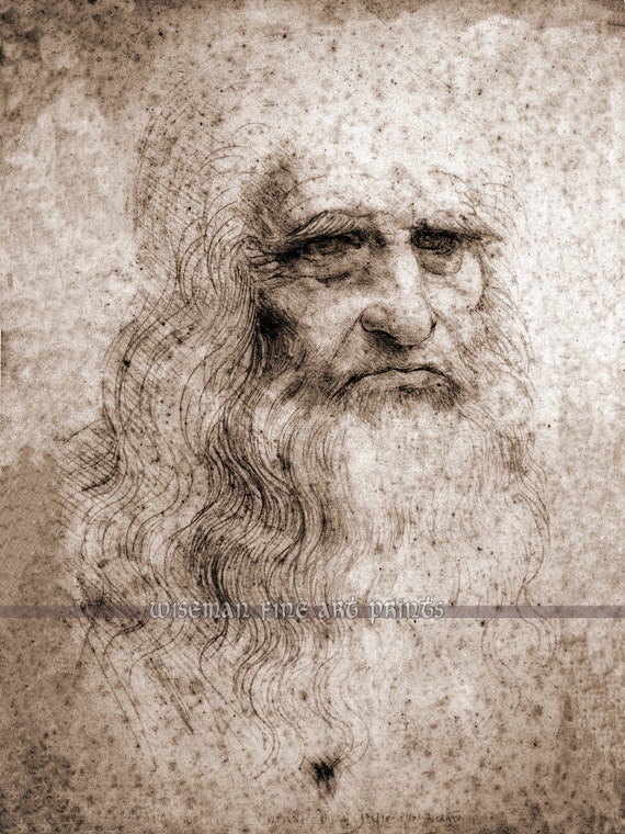 Leonardo Da Vinci Self Portrait 1512 Self Portrait (c. 1512) By