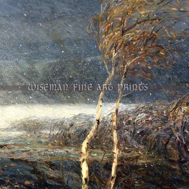 Josef Mandl: Windstorm Winter is Coming 1903-04 Pagan & - Etsy