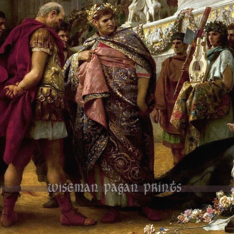 Henryk Siemiradzki: Christian Dirce Pagan & Mythic Fine Art | Etsy