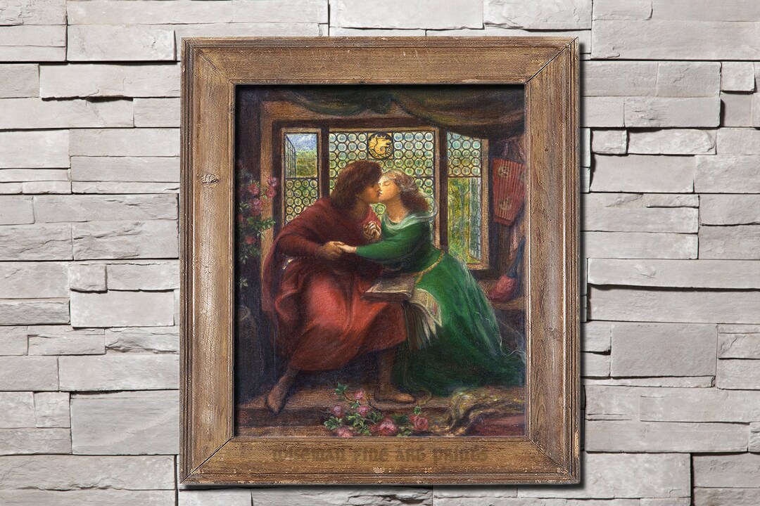 Dante Gabriel Rossetti : Paolo and Francesca Da Rimini - Preraphaelites ...