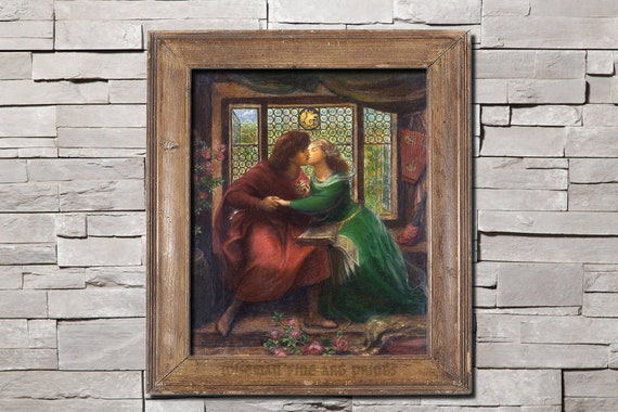 Dante Gabriel Rossetti : Paolo and Francesca Da Rimini | Etsy