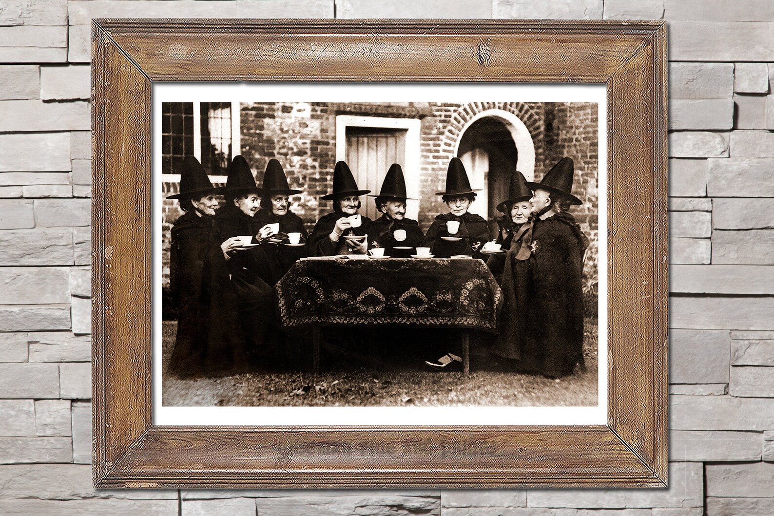 Tea Party Welsh Witches Fine Art Giclee Reproduction Print - Etsy