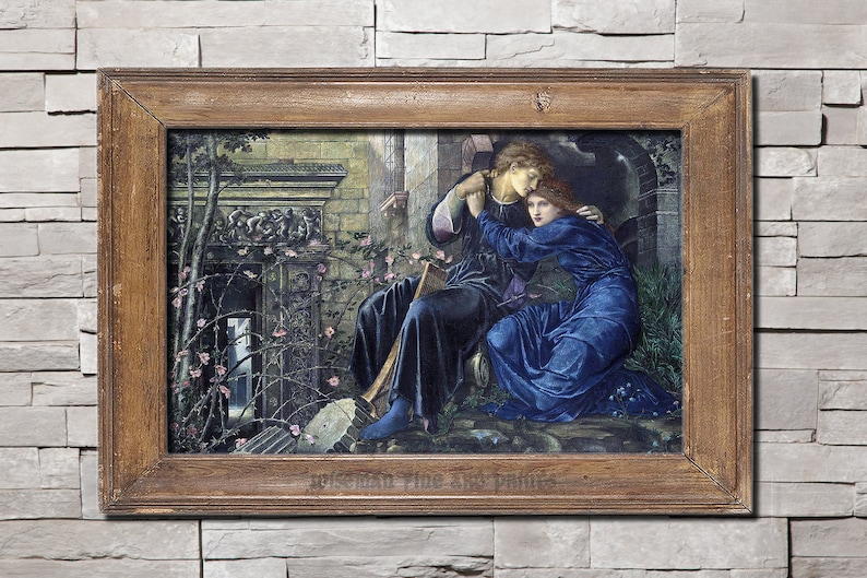 Edward Burne-jones: Love Among the Ruins Pre-raphaelites - Etsy