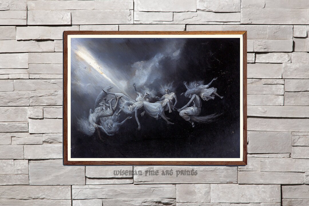 William Holbrook Beard: Lightning Struck a Flock of Witches (ca1880 ...