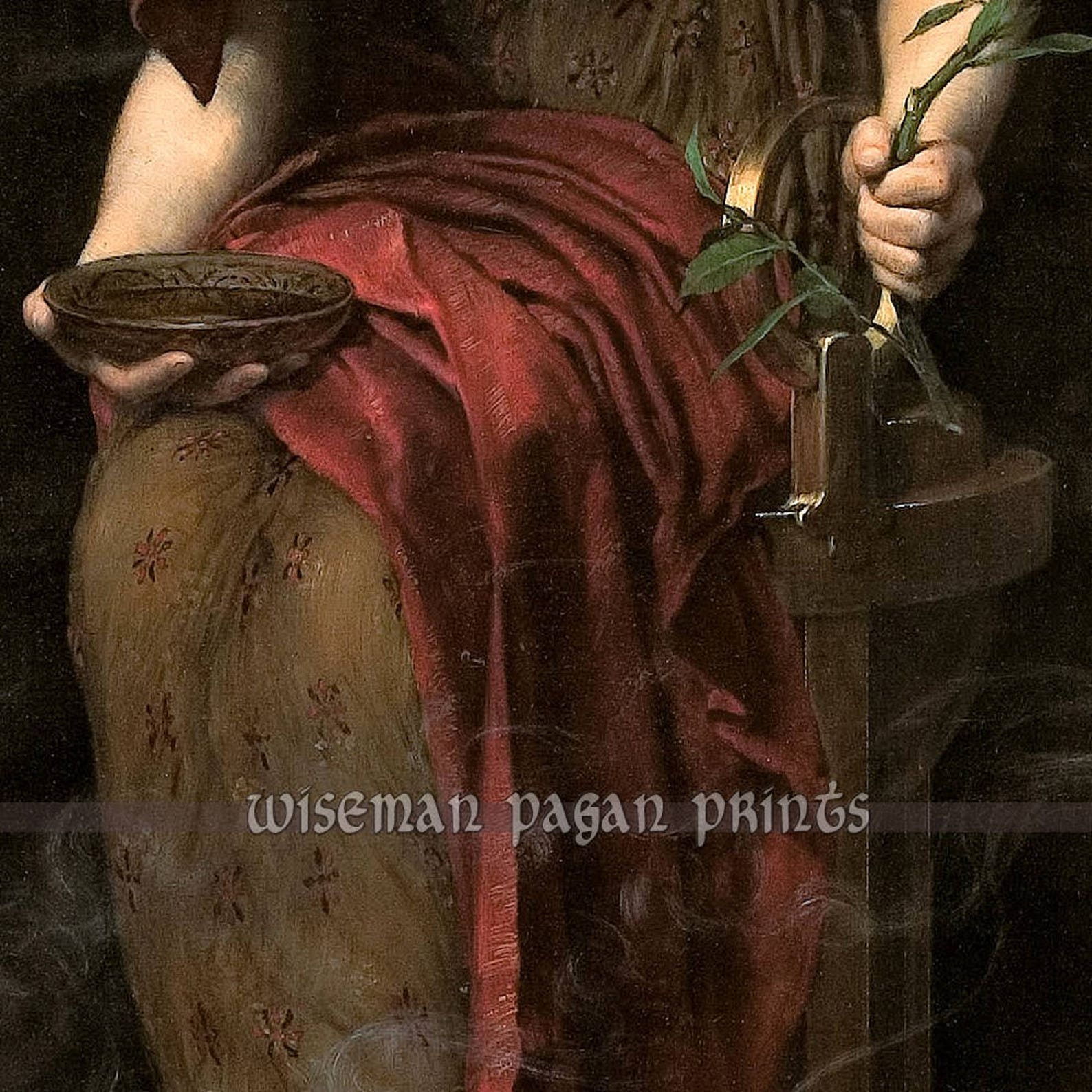 John Collier: Priestess of Delphi Pagan & Goddess Fine Art | Etsy