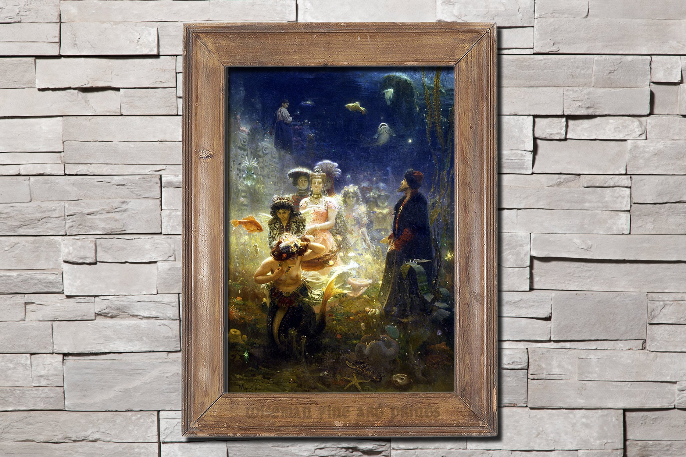 Ilya Repin: Sadko in the Underwater Kingdom 1876 Magic & | Etsy