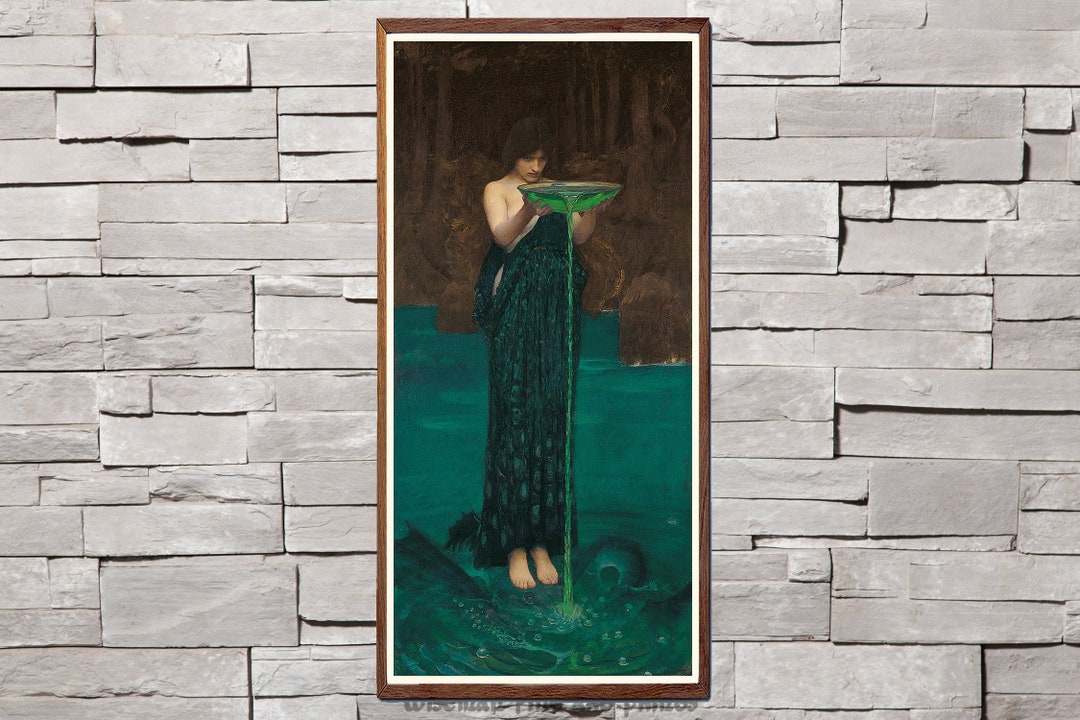 John William Waterhouse: Circe Invidiosa (1892) ORIGINAL VERSION - Pre ...