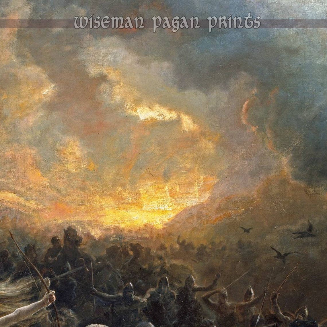 Peter Nicolai Arbo: the Wild Hunt Pagan & Gods Fine Art | Etsy