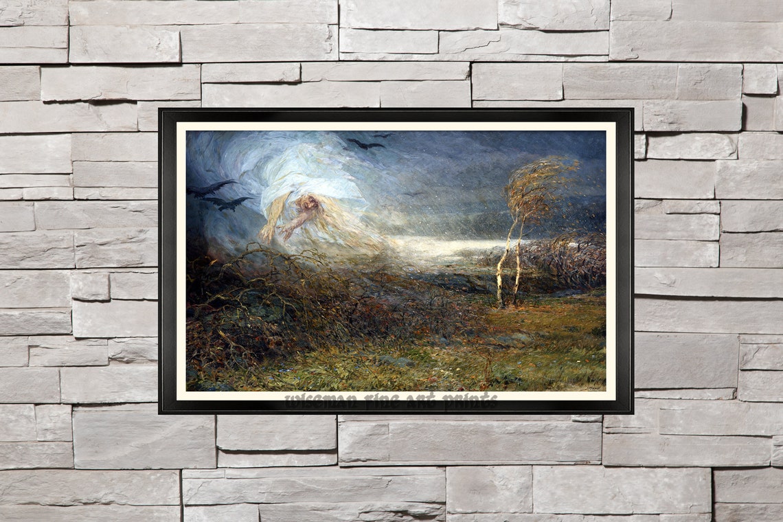 Josef Mandl: Windstorm Winter is Coming 1903-04 Pagan & - Etsy