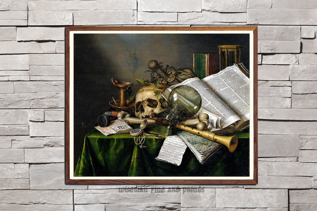 Edwaert Collier Vanitas Still Life With Books and Manuscripts and a ...