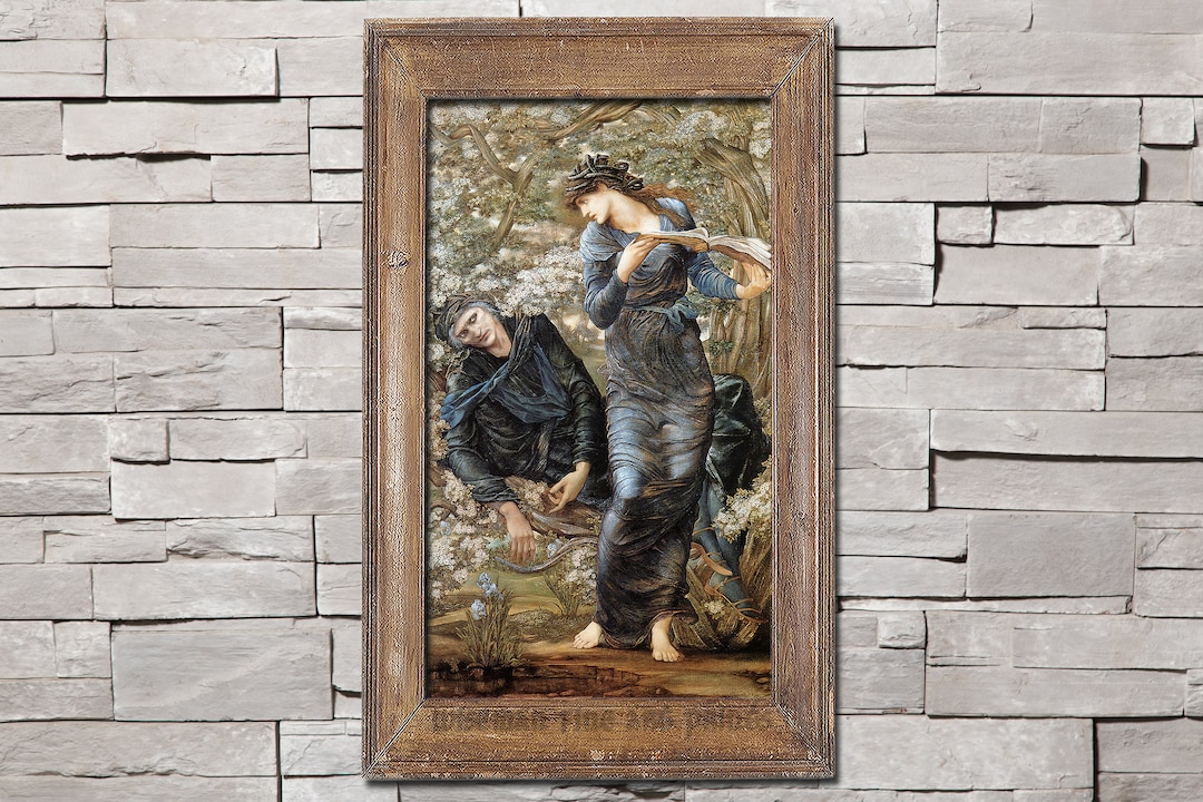 Edward Burne-jones: the Beguiling of Merlin and Vivien (1874) - Pre ...