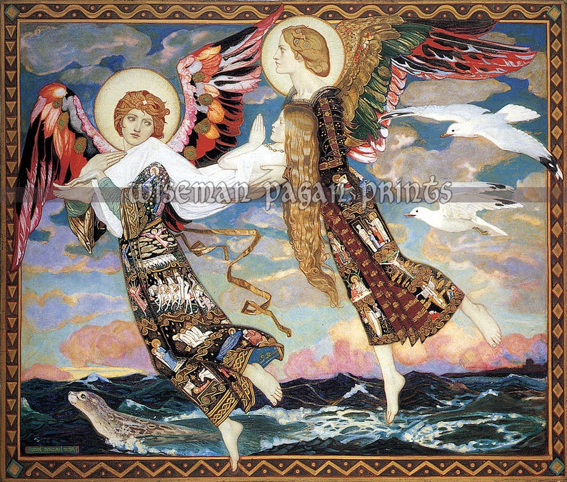 John Duncan: St. Bride brigit Brigid Pagan & Fairies - Etsy