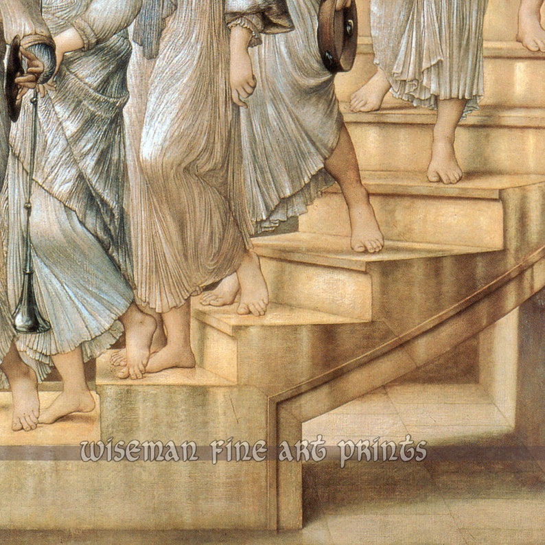 Edward Burne-jones: the Golden Stairs 1876-1880 - Etsy