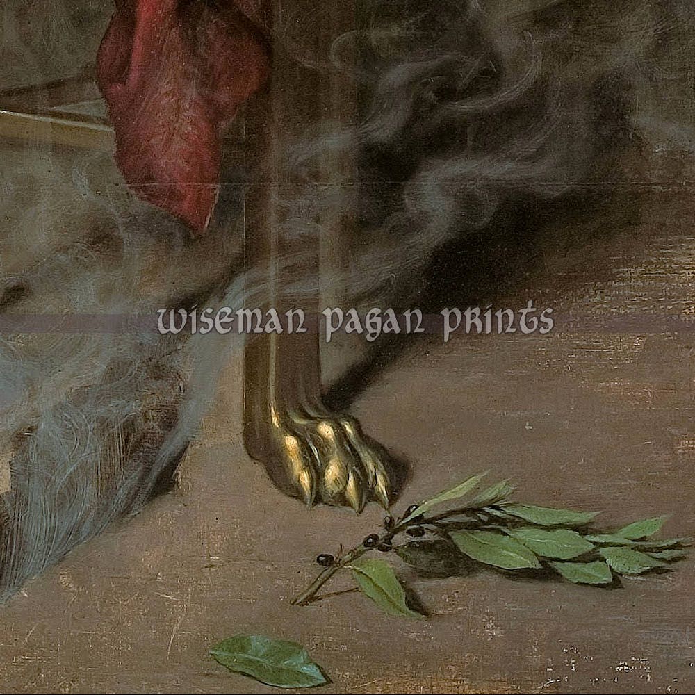 John Collier: Priestess of Delphi Pagan & Goddess Fine Art | Etsy