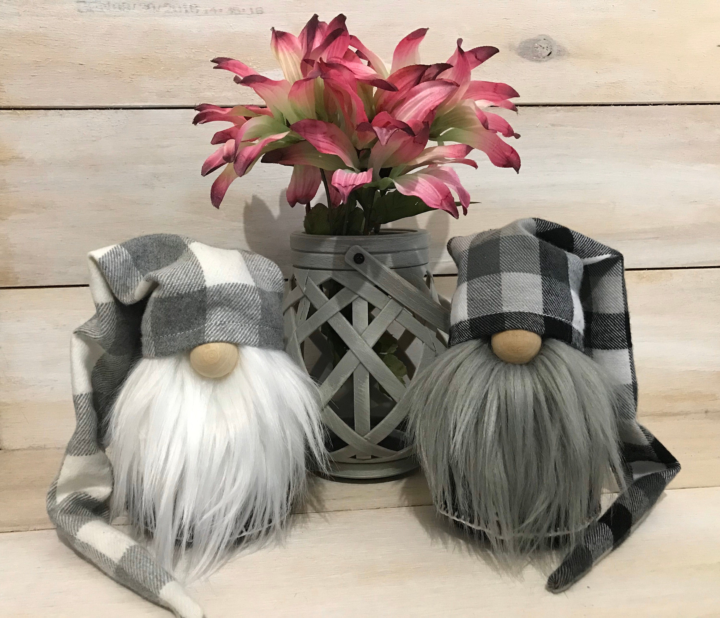 Flannel Fall Gnome Home Décor Statues etna.com.pe