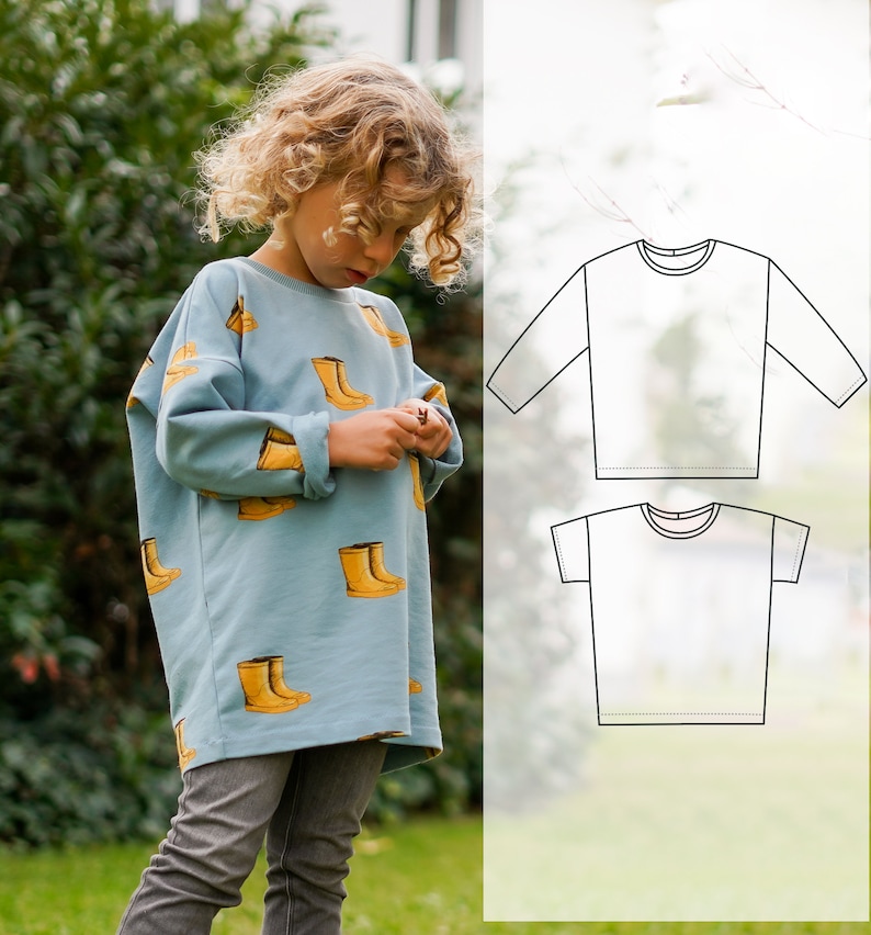 Cozy Tunic Sewing Pattern for Children - Etsy