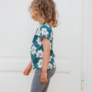 Children's T-shirt Sewing Pattern, Skinny Tee Pattern, Newborn to 12 ...