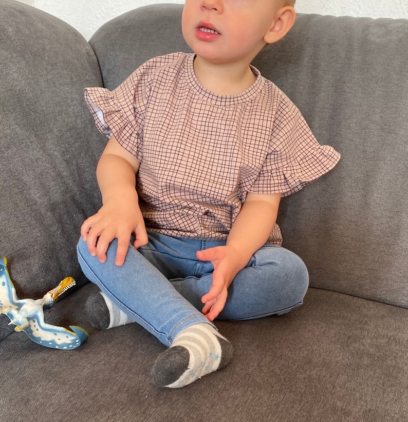 Boxy tee pattern baby t-shirt pattern toddler oversized | Etsy