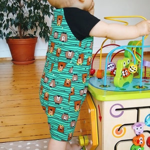 Baby Sewing Patterns, Summer Romper Pattern, Short Raglan One Piece ...
