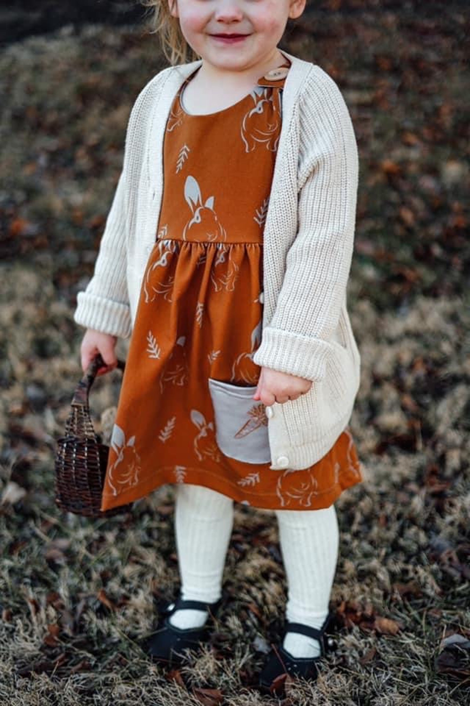 Girl's Pinafore Dress Pattern Apron Dress Pattern Baby | Etsy