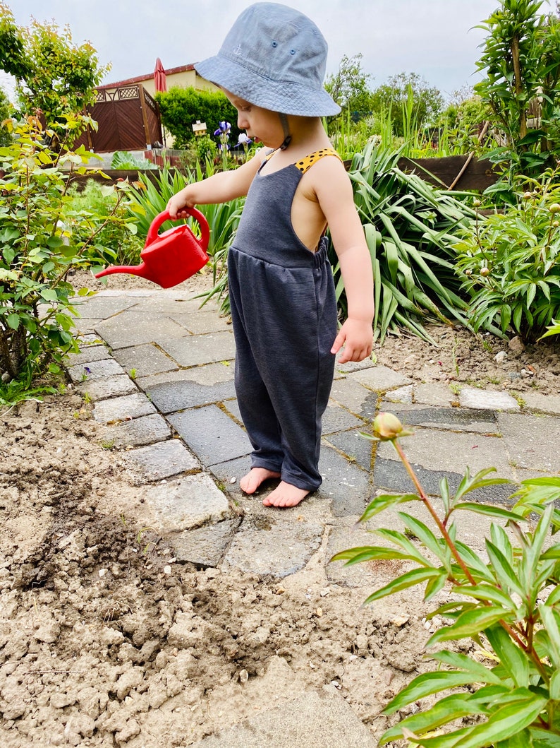 Girl's Overall Pattern, Kids Overall, Baby Romper Pattern, Girl's ...