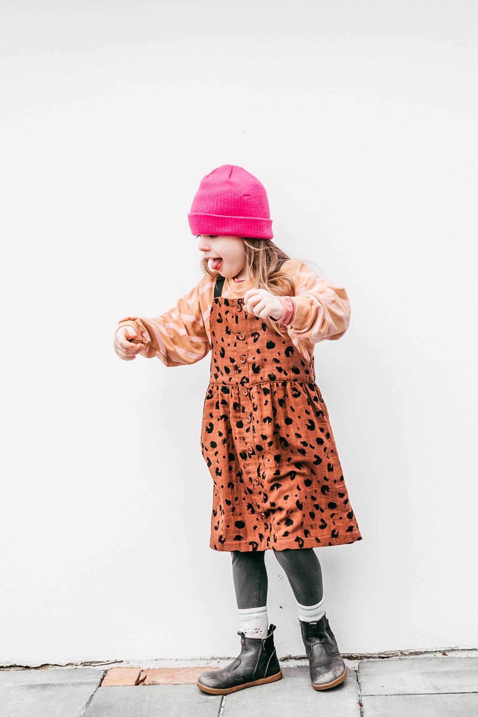 Girl's Pinafore Dress Sewing Pattern, Sizing -3 Months to 10 Years ...