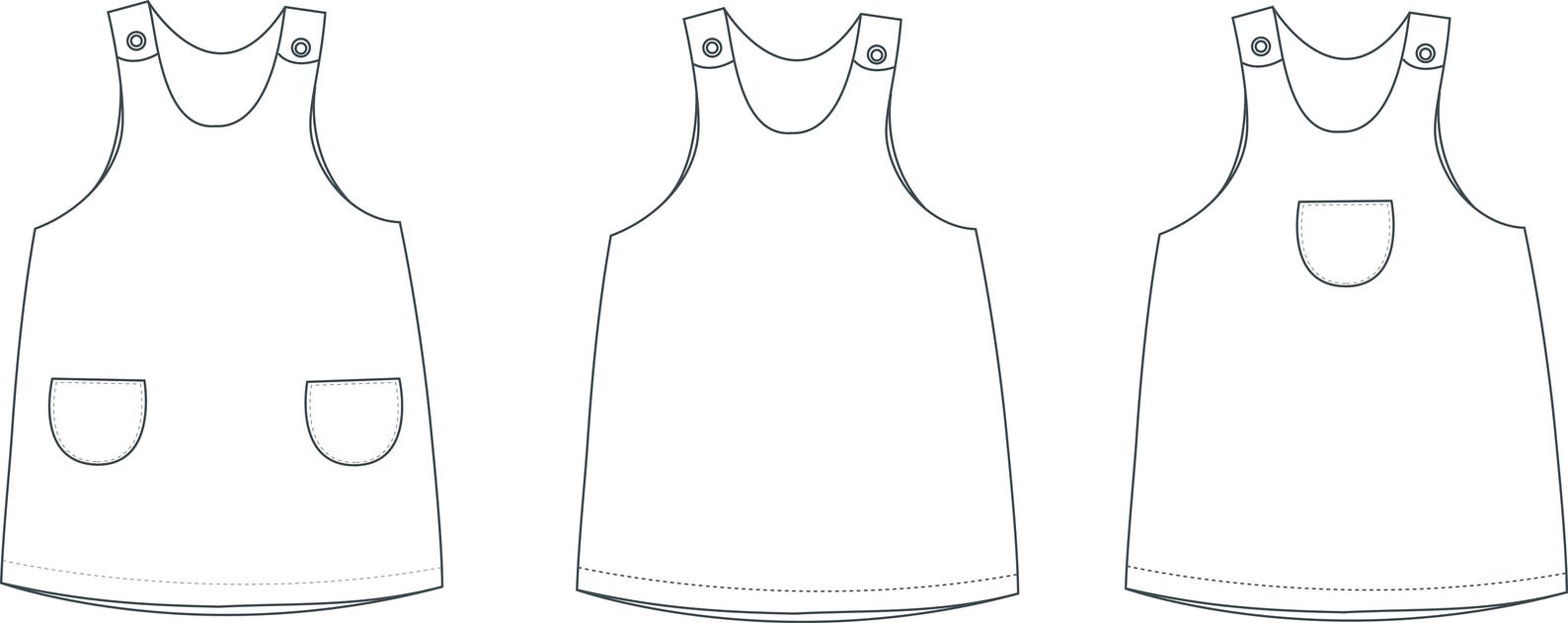 Baby Pinafore Dress Patternbaby Dress Sewing Patterns Pdf - Etsy
