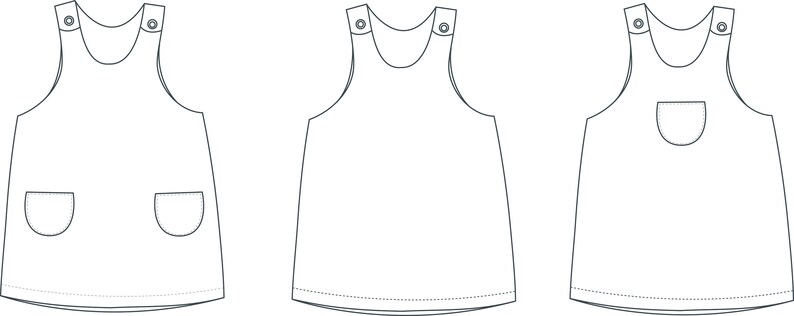 Baby Pinafore Dress Pattern,baby Dress Sewing Patterns Pdf, Girls ...