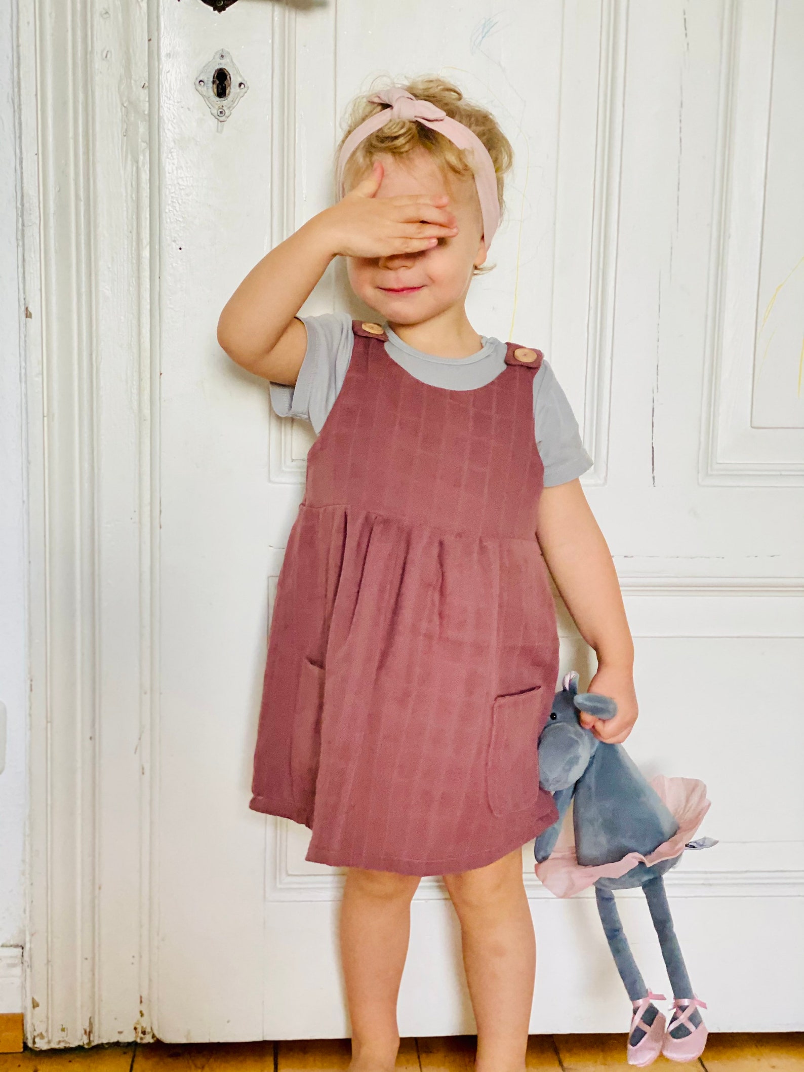 Girl's pinafore dress pattern apron dress pattern baby | Etsy