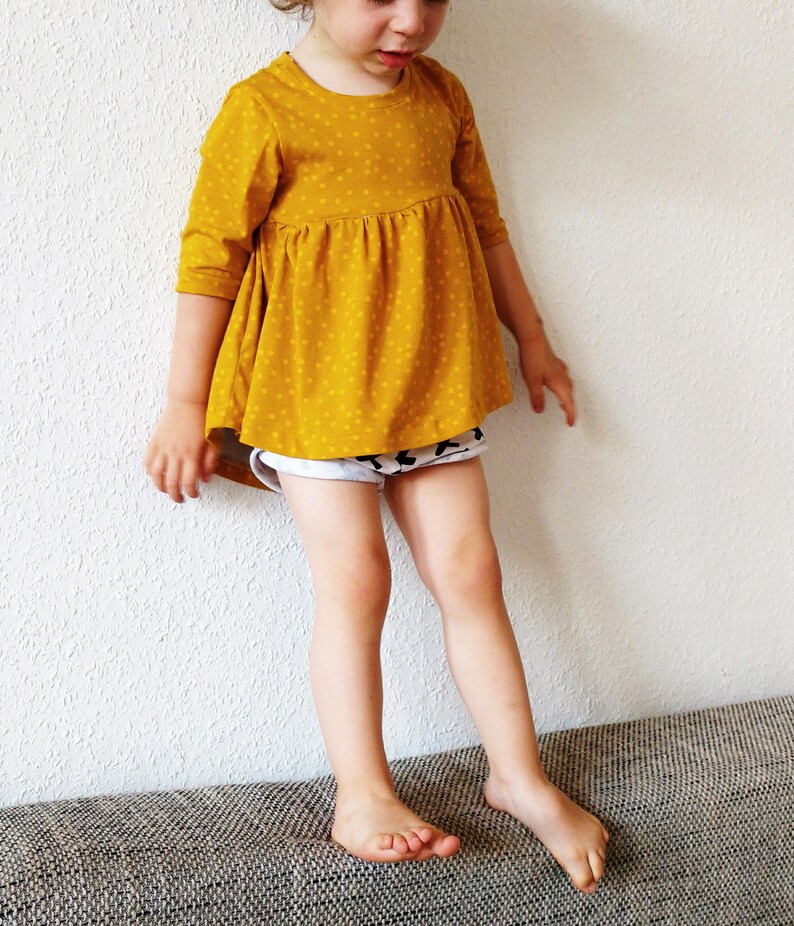 Baby Tunic Pattern Peplum Top Sewing Pattern Toddler Tunic - Etsy