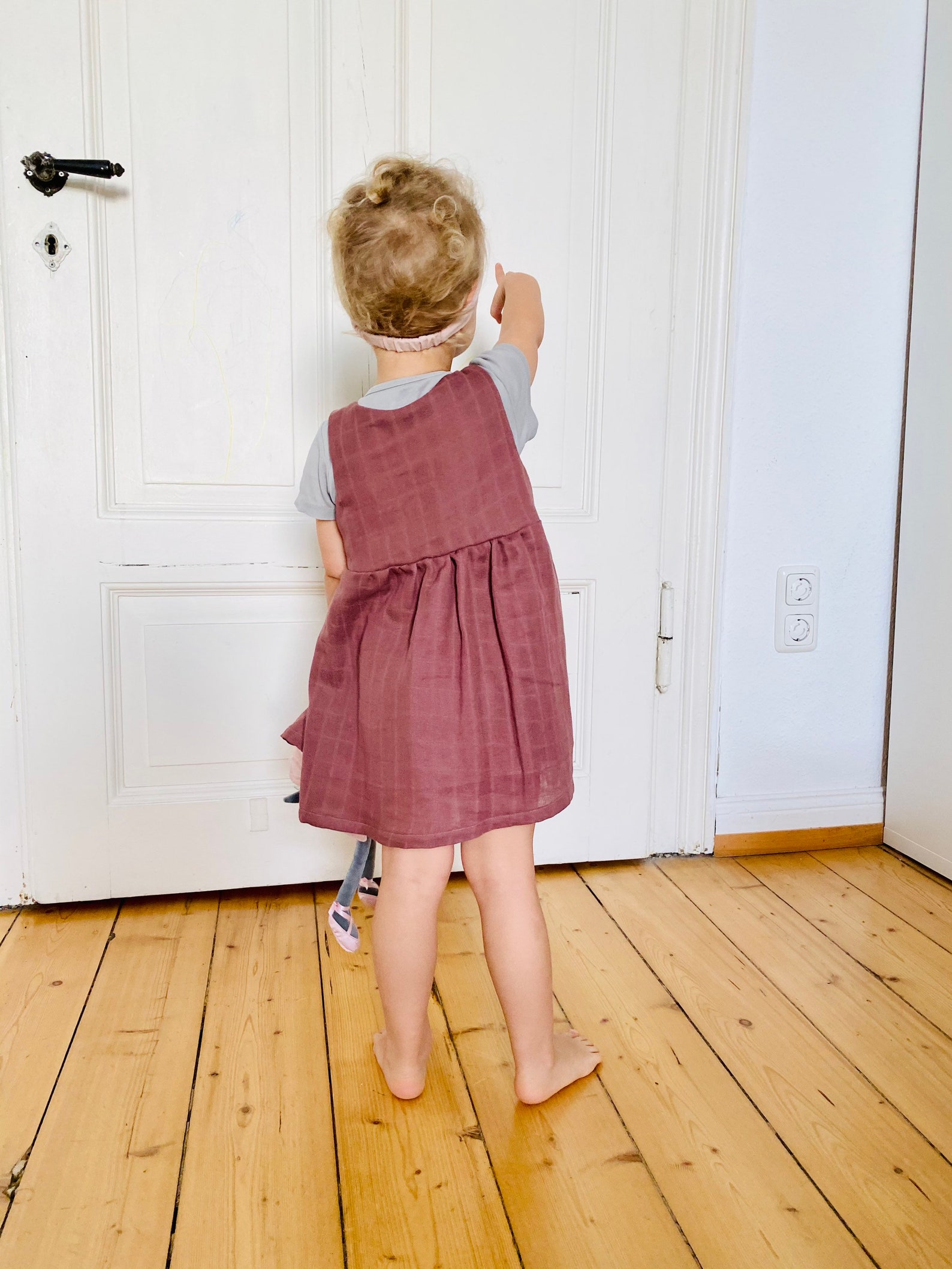 Girl's Pinafore Dress Pattern Apron Dress Pattern Baby | Etsy