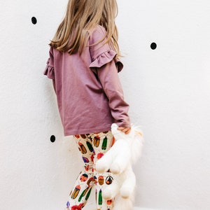 Boxy Tee Pattern, Baby T-shirt Pattern Toddler Oversized T-shirt Sewing ...