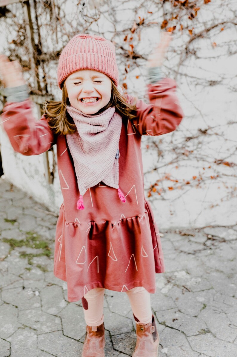 Low Waist Dress Girl's Dress Sewing Pattern Dropped | Etsy