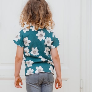 Children's T-shirt Sewing Pattern, Skinny Tee Pattern, Newborn to 12 ...