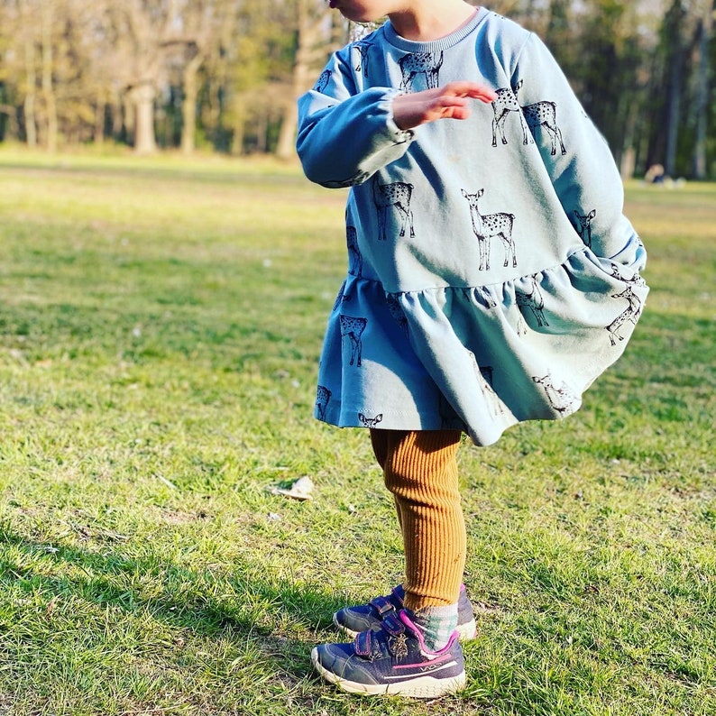 Low Waist Dress Girl's Dress Sewing Pattern Dropped | Etsy